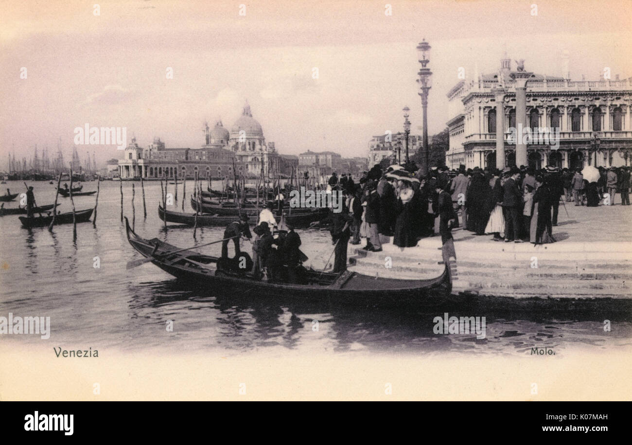 Venice, Italy - Waterfront before the Doge's Palace Stock Photo - Alamy