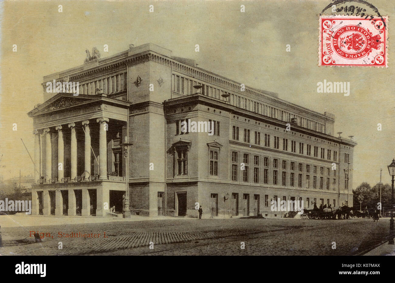 Riga, Latvia - Latvian National Opera House Stock Photo - Alamy