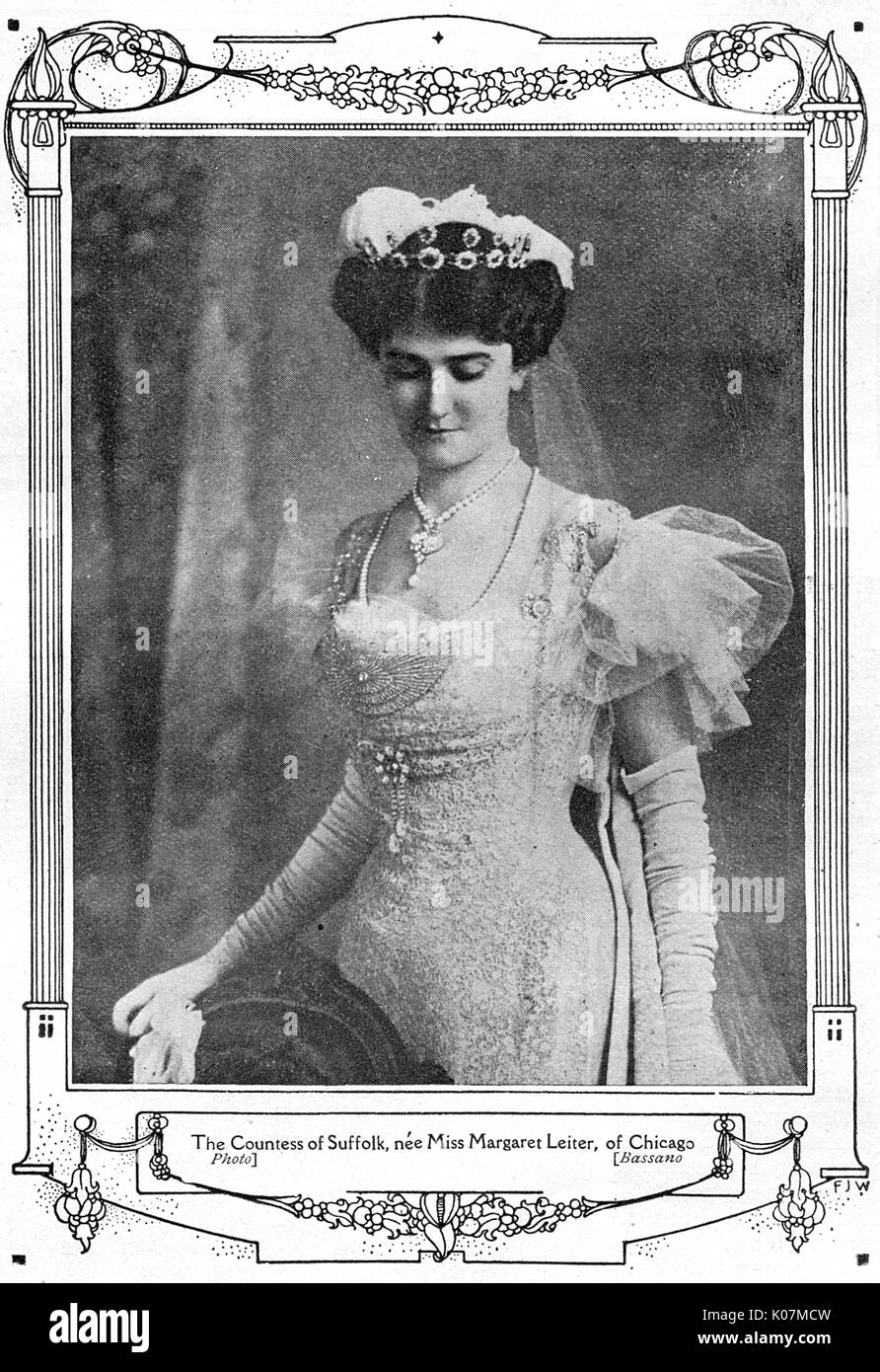 Countess of Suffolk, Margaret (Daisy) Leiter Stock Photo - Alamy