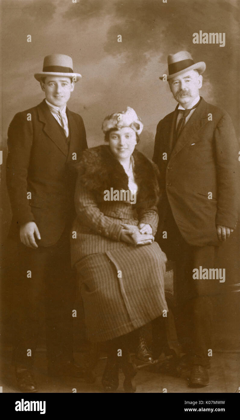 Studio portrait, group of three people Stock Photo - Alamy