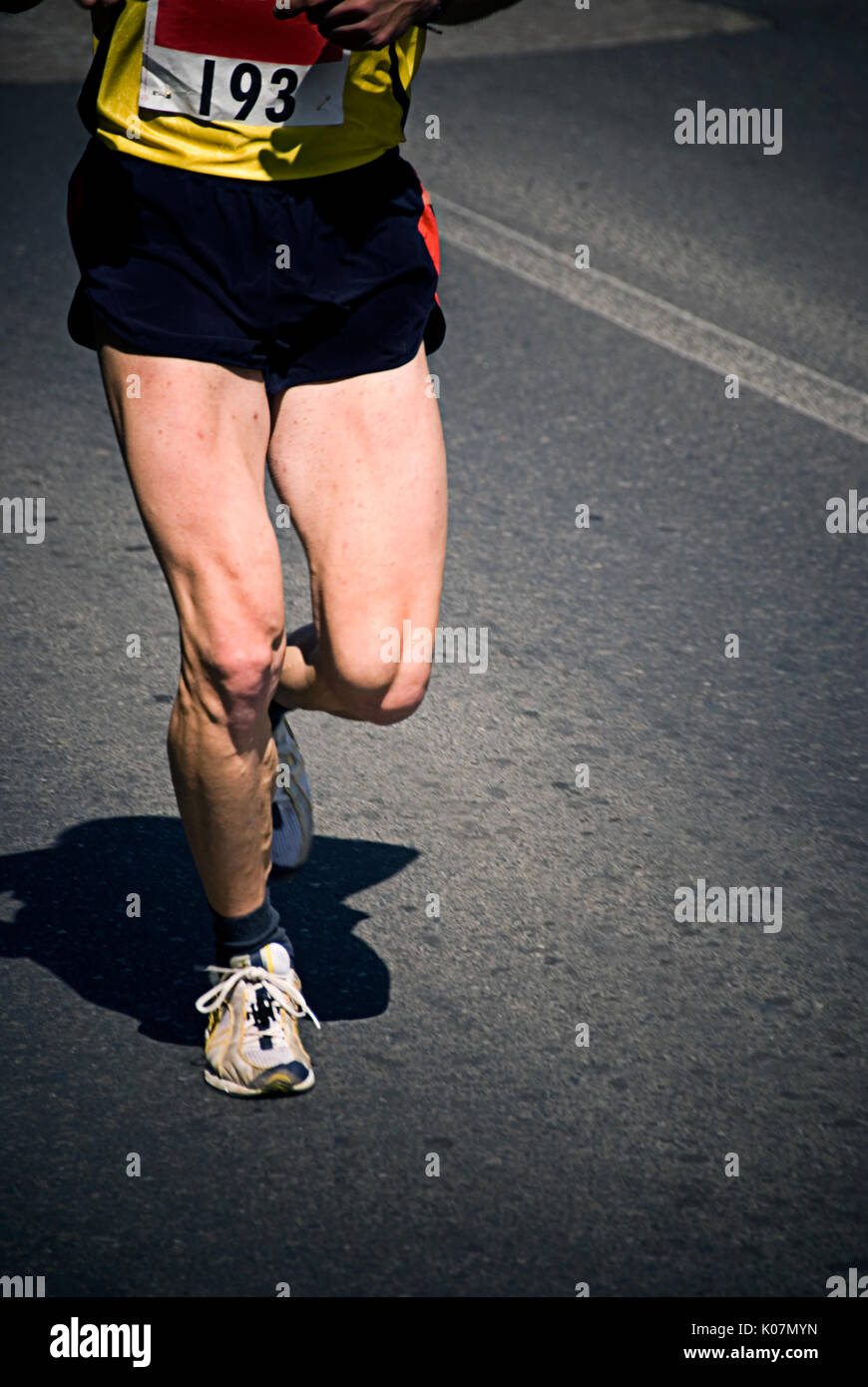 athlete running legs Stock Photo - Alamy