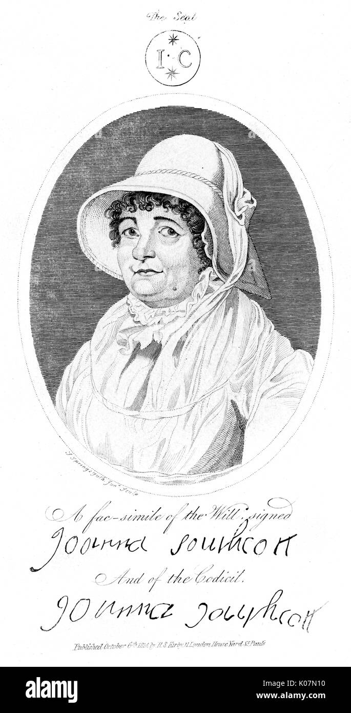 Joanna southcott Black and White Stock Photos & Images - Alamy