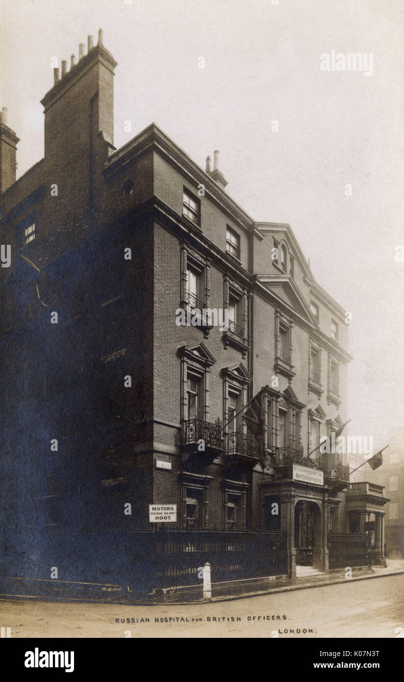 St. Mary's Russian Hospital for British Officers, Mayfair Stock Photo ...