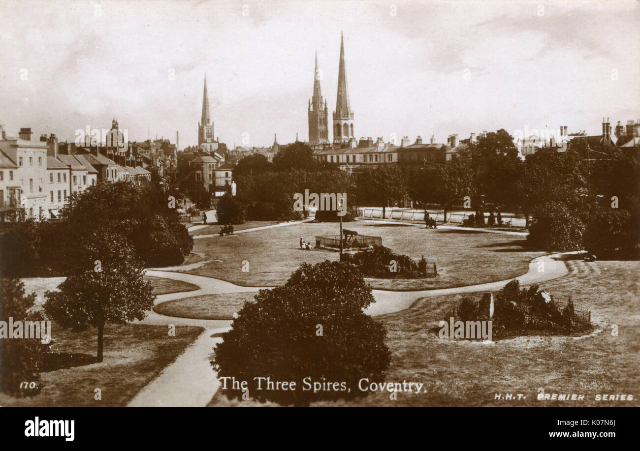 Coventry, Warwickshire is known as 'The City of the Three Spires ...
