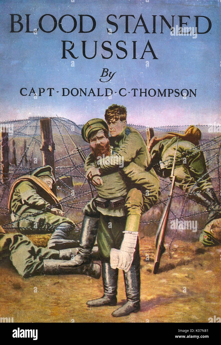 Russian soldiers on the front, WW1 Stock Photo - Alamy