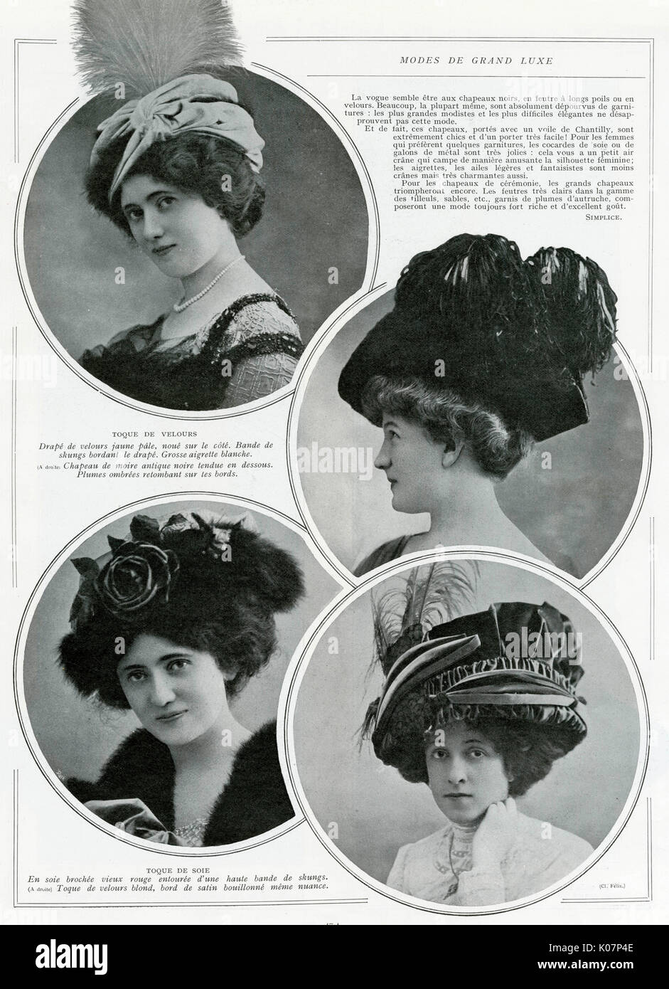 Parisian hats High Resolution Stock Photography and Images - Alamy