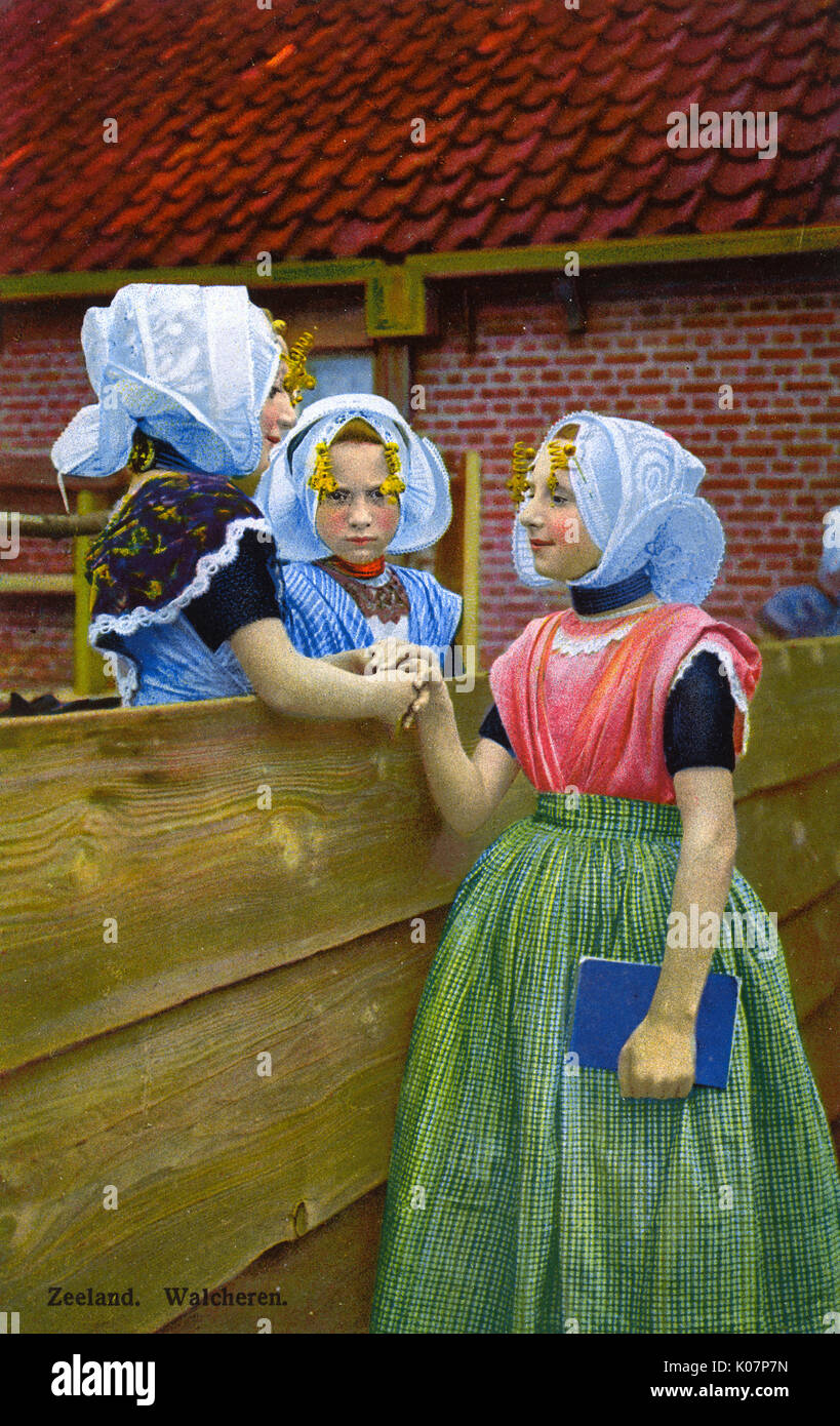 Dutch girl traditional costume High Resolution Stock Photography and ...