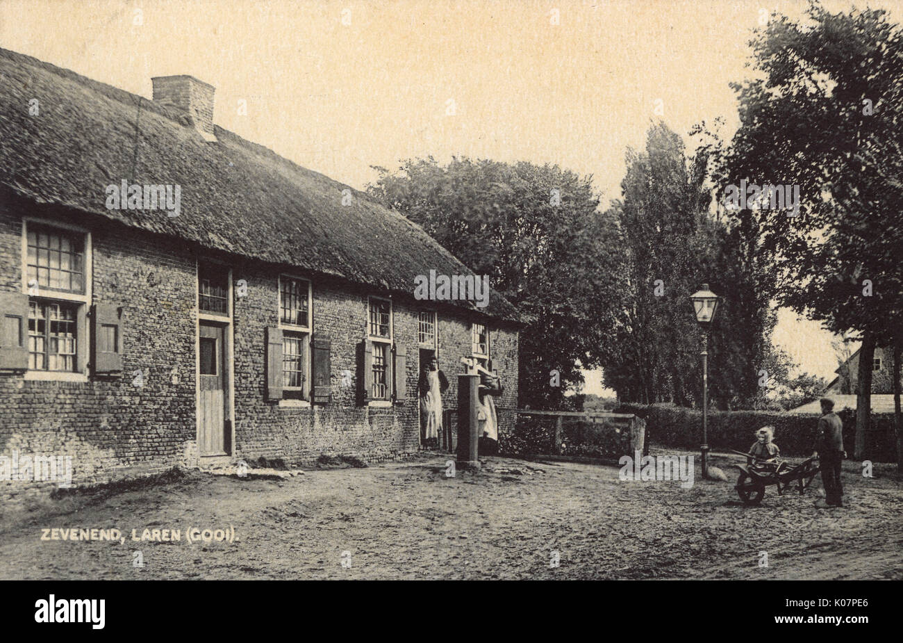 Cottages at Laren (Gooi), North Holland, Netherlands Stock Photo - Alamy