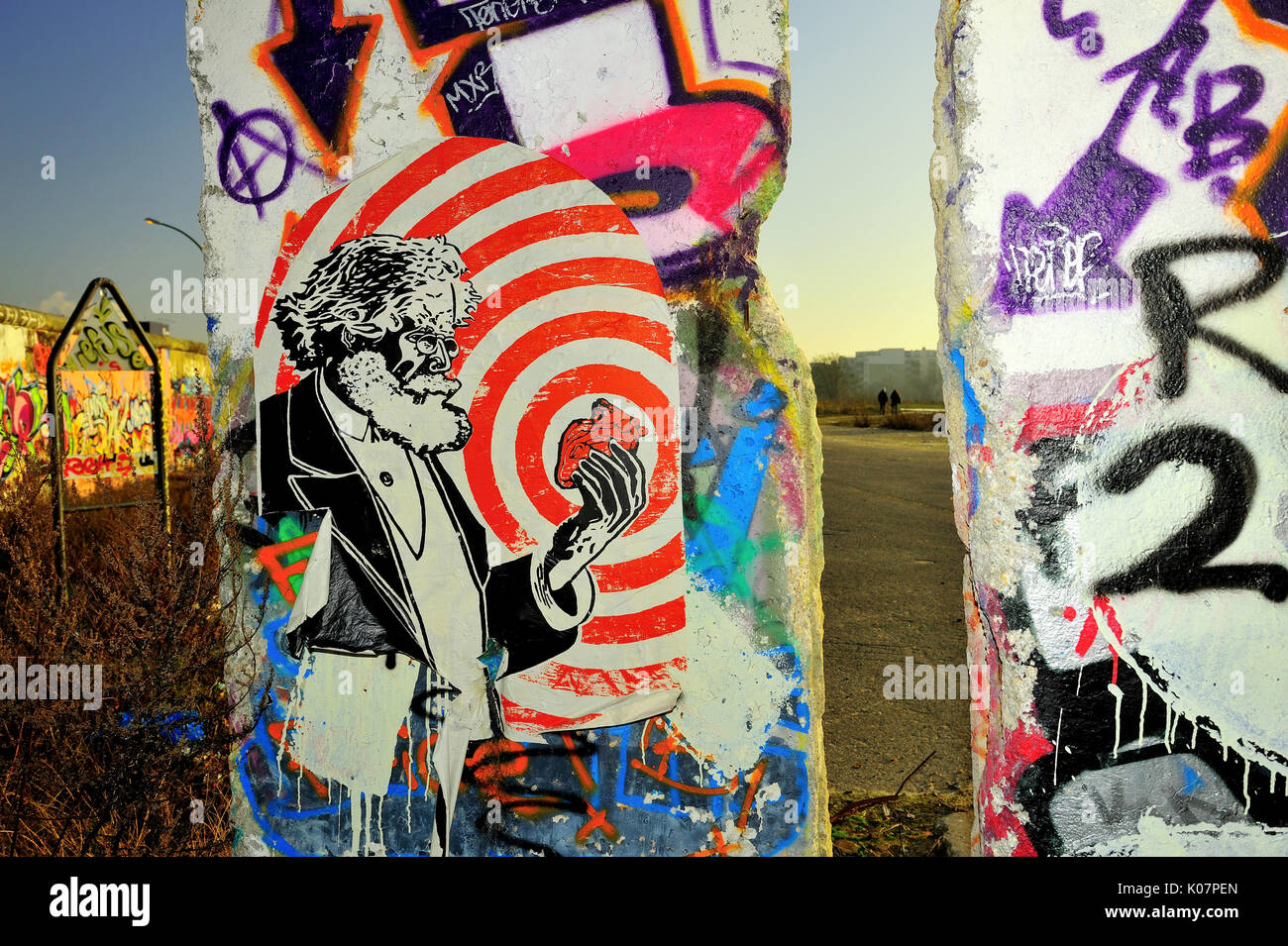 Berlin, berlin wall, cold war, stasi terror, colorful painting, east ...