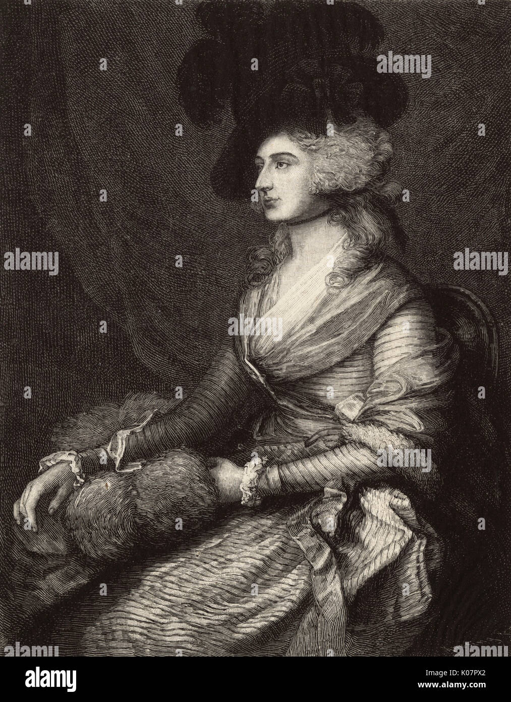 Mrs Siddons by Thomas Gainsborough RA Stock Photo - Alamy