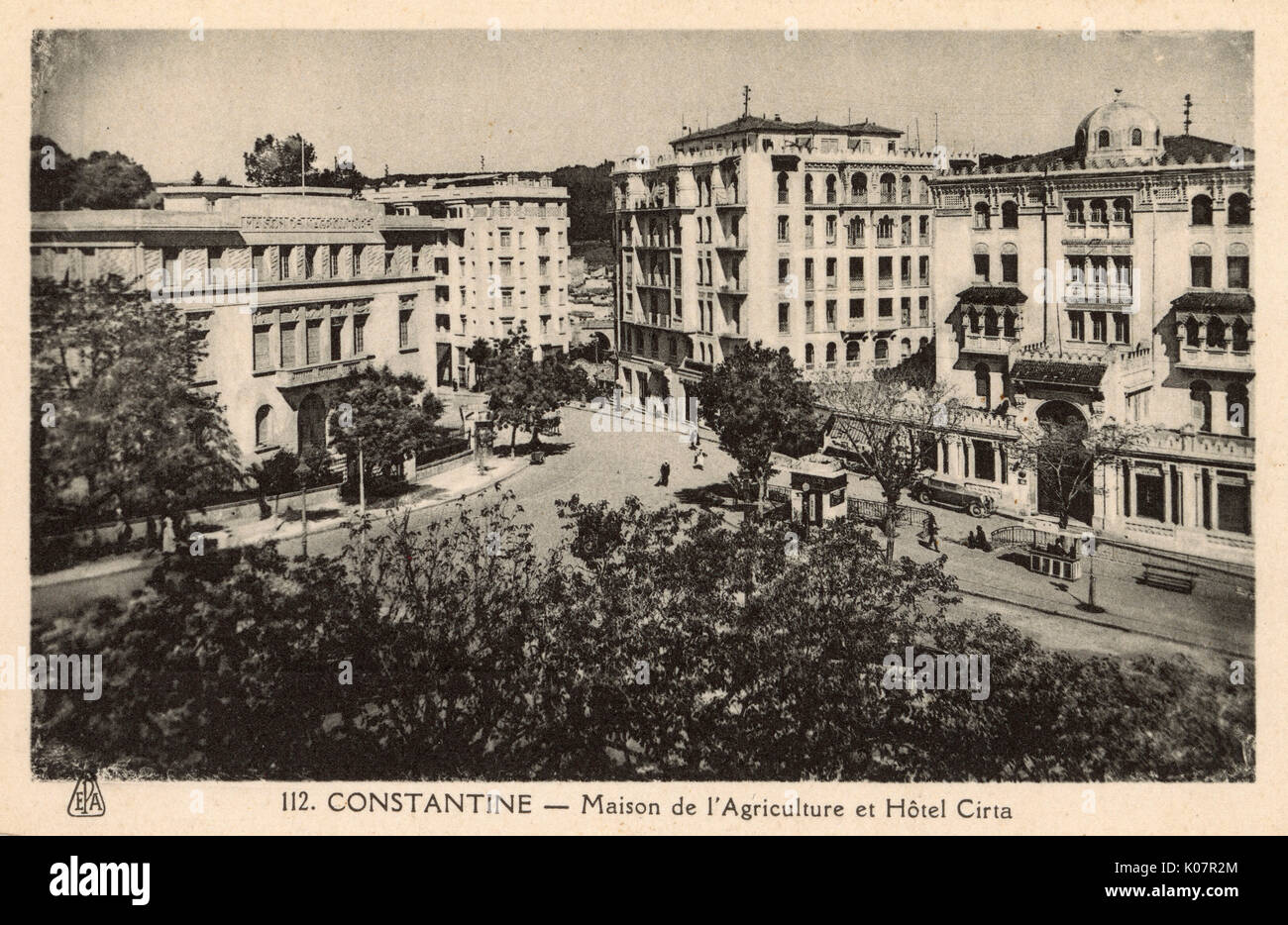 Agriculture House and Hotel Cirta, Constantine, Algeria Stock Photo - Alamy