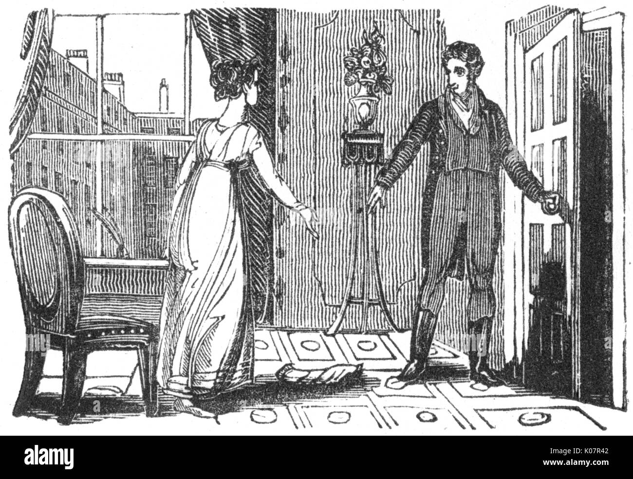 Regency lady 1800s hi-res stock photography and images - Alamy