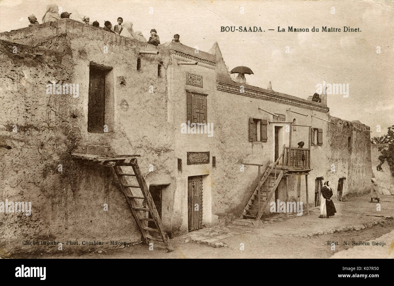 House of Mr Dinet in Bou Saada, Algeria Stock Photo - Alamy