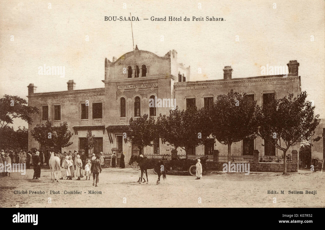 Grand Hotel of the Little Sahara, Bou Saada, Algeria Stock Photo - Alamy