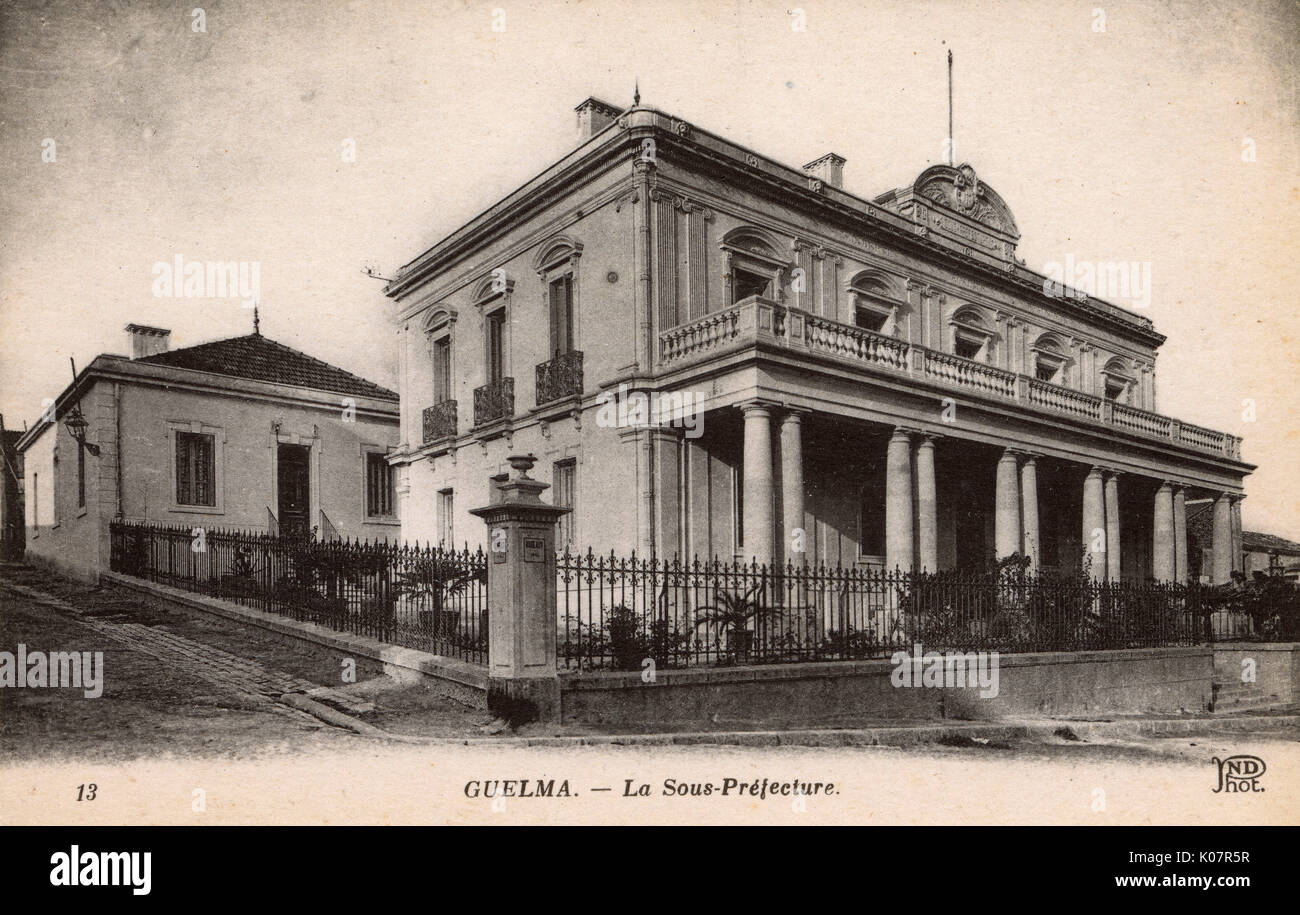 Sub-prefecture building, Guelma, NE Algeria Stock Photo - Alamy