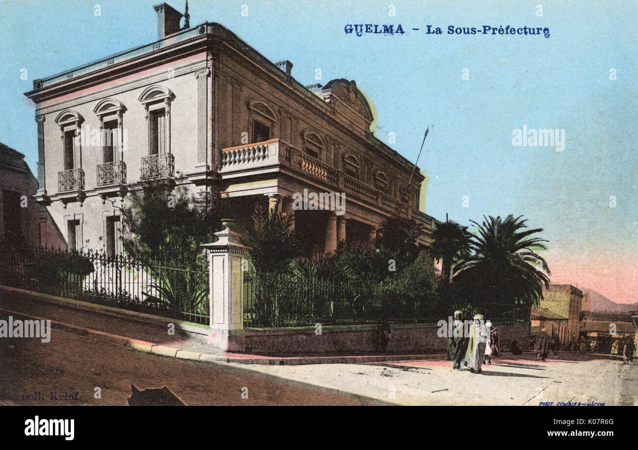 Sub-prefecture building, Guelma, NE Algeria Stock Photo - Alamy
