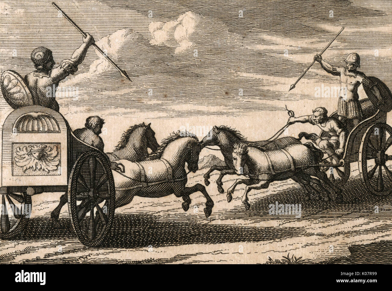 Roman chariots hi-res stock photography and images - Alamy