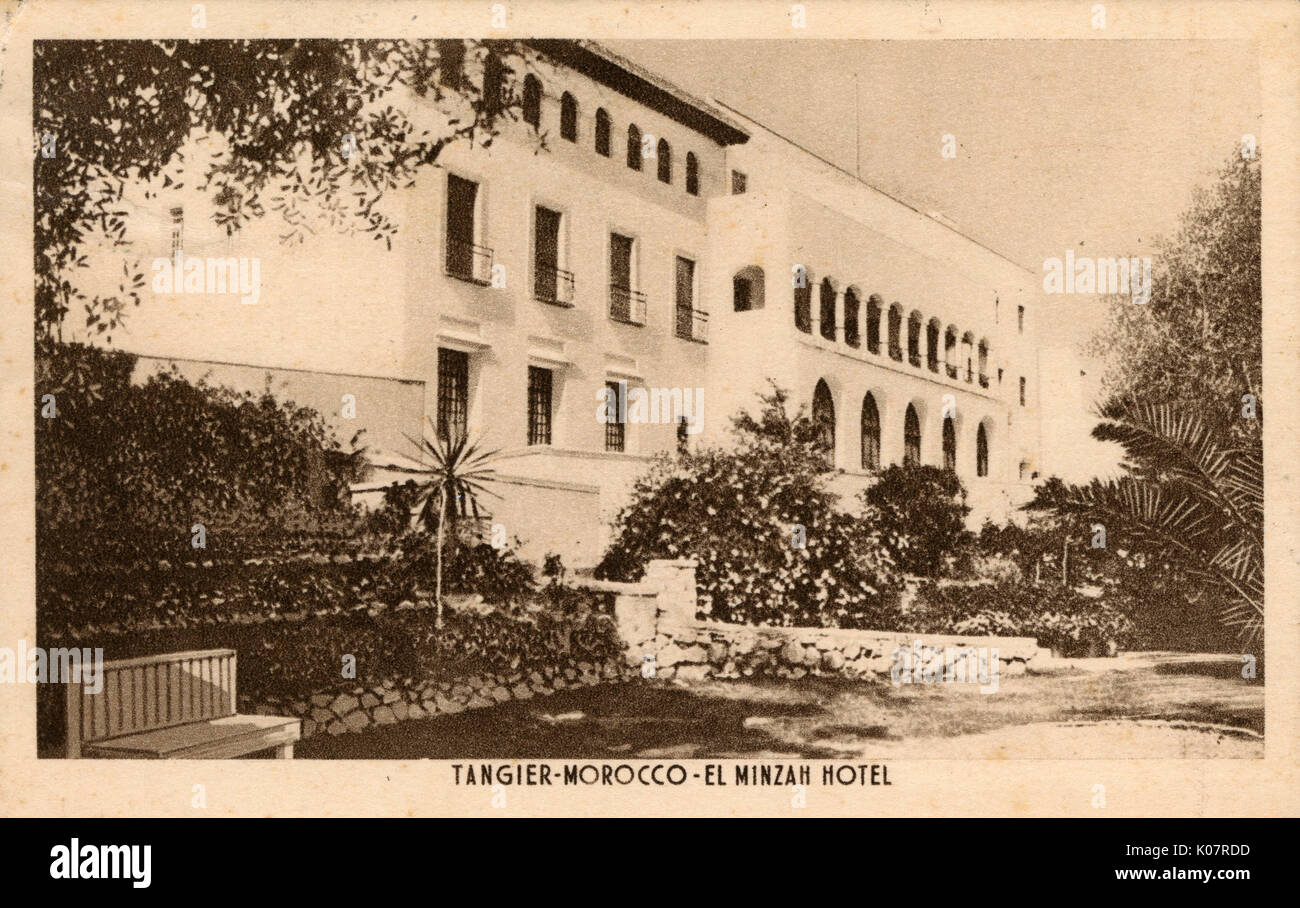 El Minzah Hotel, Tangier, Morocco Stock Photo - Alamy