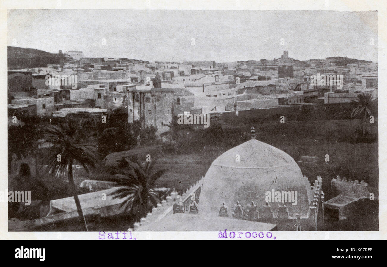 General rooftop view of Saffi (Safi, Asfi), Morocco Stock Photo - Alamy