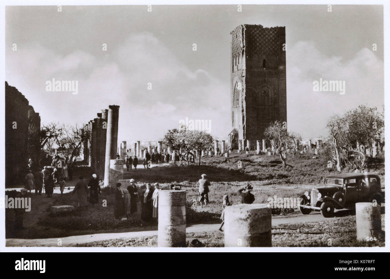 View of the Hassan Tower, Rabat, Morocco Stock Photo - Alamy
