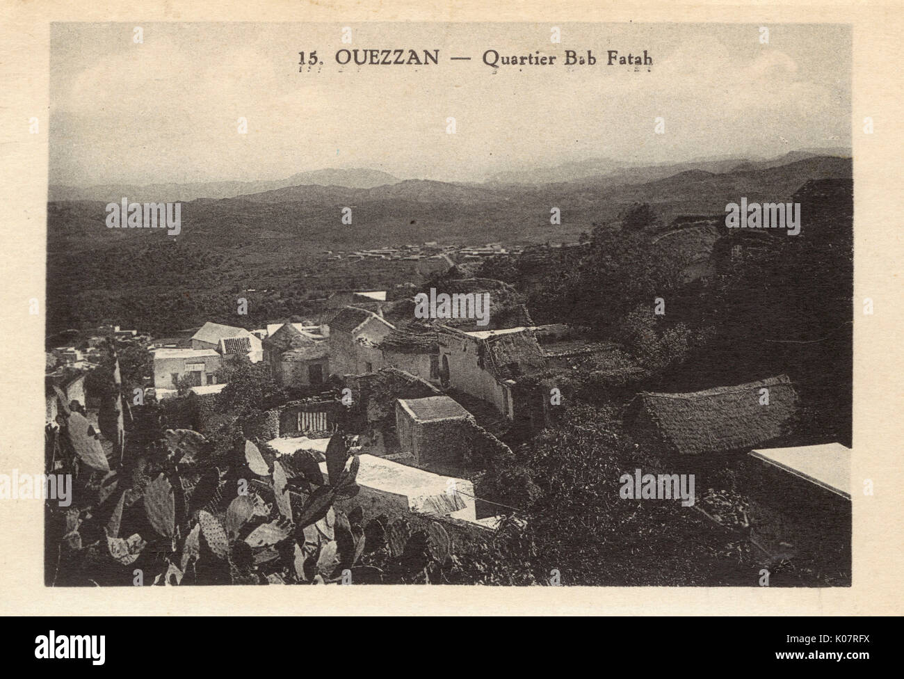 General view of Ouezzan (Ouazzane), Morocco Stock Photo - Alamy