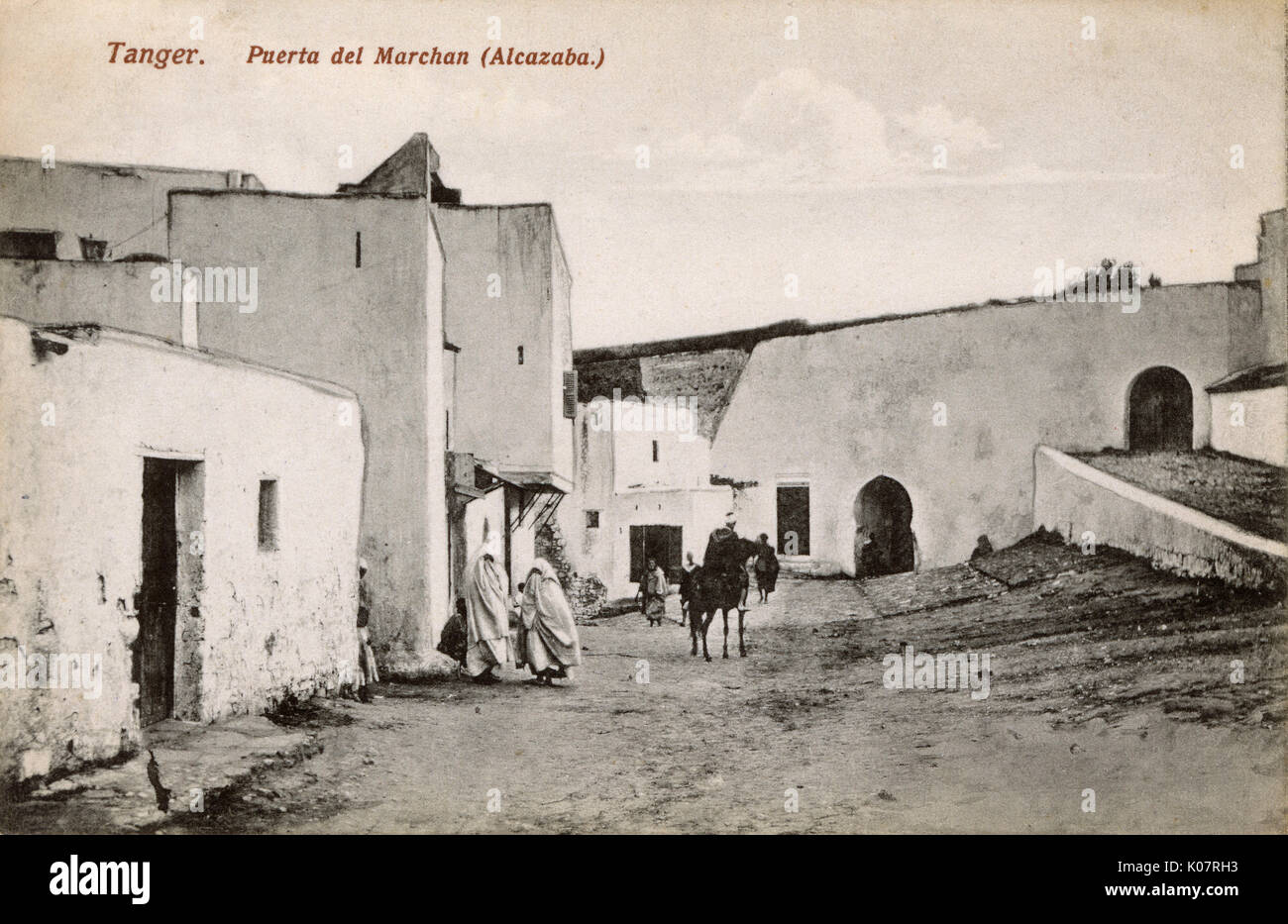 Marchan Gate in Tangier (Tangiers), Morocco Stock Photo - Alamy