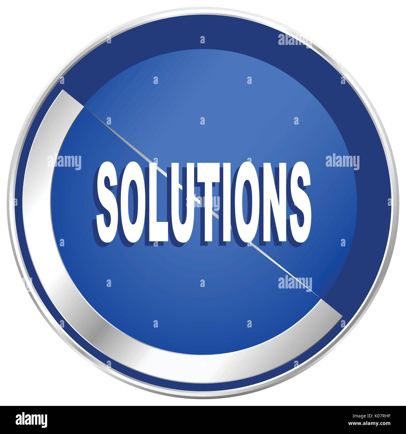 Solutions sign web icon Stock Vector Images - Alamy