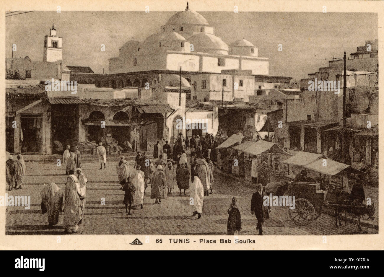Place Bab Souika, Tunis, Tunisia, North Africa Stock Photo - Alamy