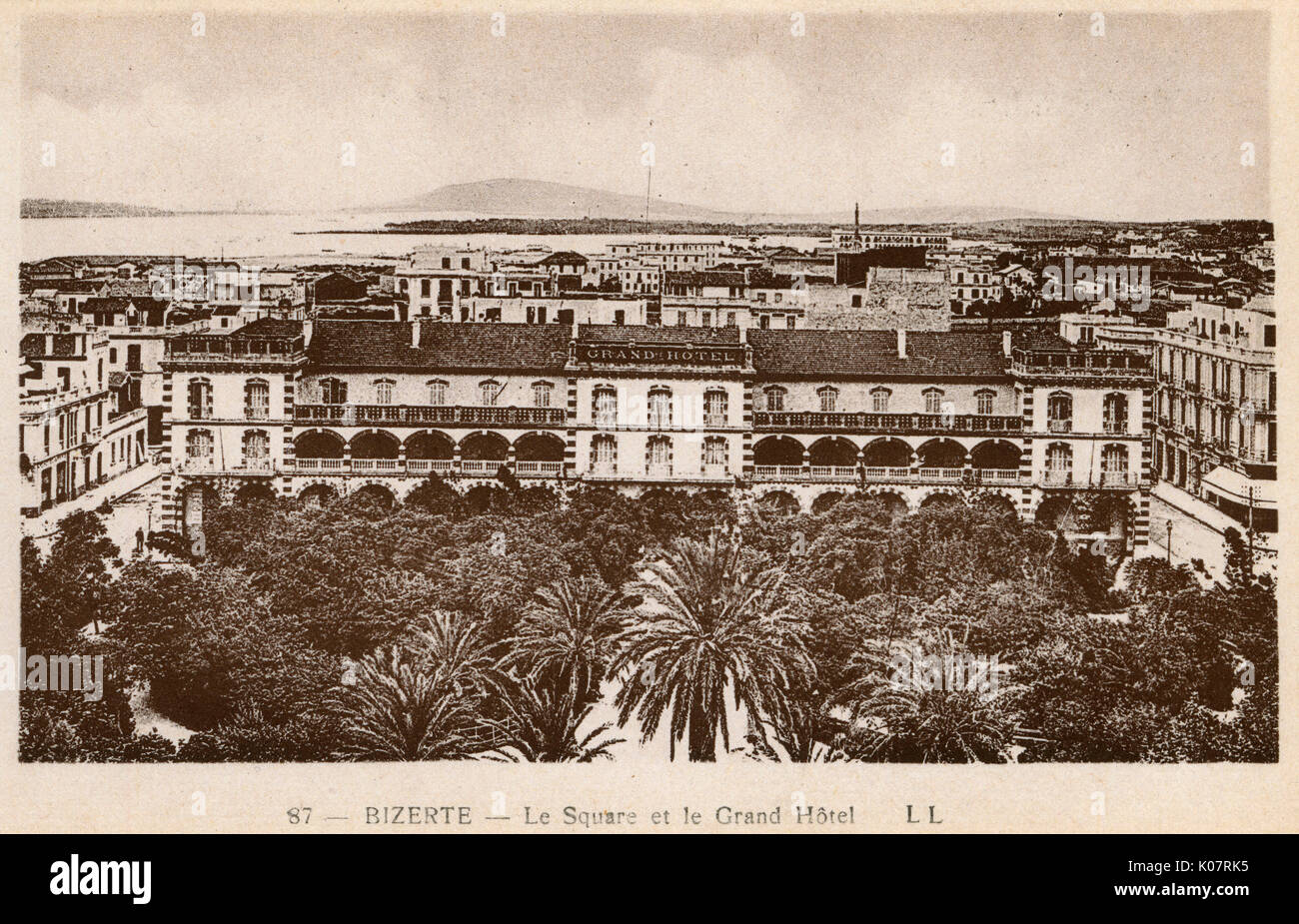 Grand Hotel, Bizerte (Bizerta), Tunisia, North Africa Stock Photo - Alamy