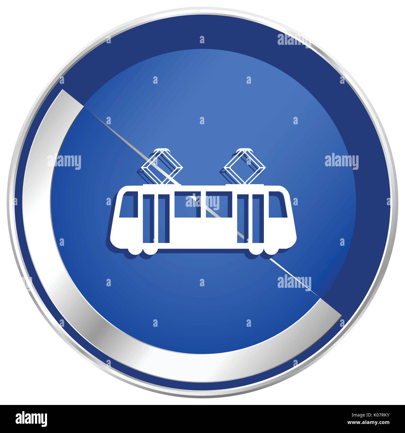 Blue train logo Stock Vector Images - Alamy