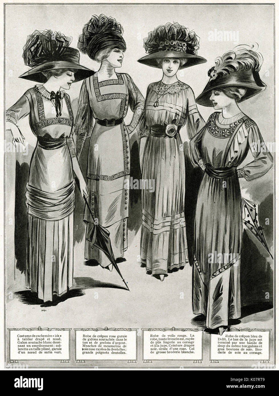 Women's fashion 1910 hi-res stock photography and images - Alamy