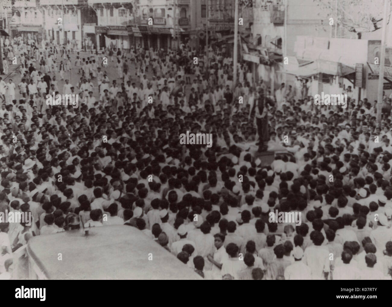 Naval Ratings in Bombay (Mumbai) Riots Stock Photo - Alamy