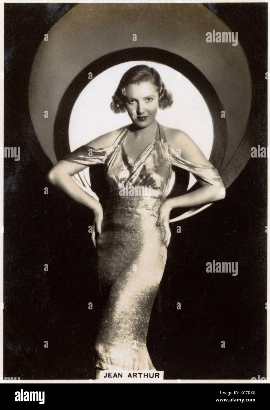 Jean Arthur - American film actress Stock Photo - Alamy