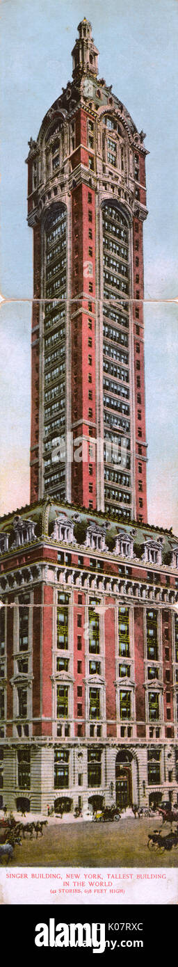 New york singer building hi-res stock photography and images - Alamy