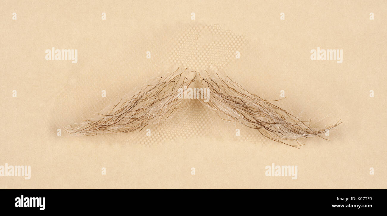 Artificial Mustache for Film and Theater Production Stock Photo - Alamy