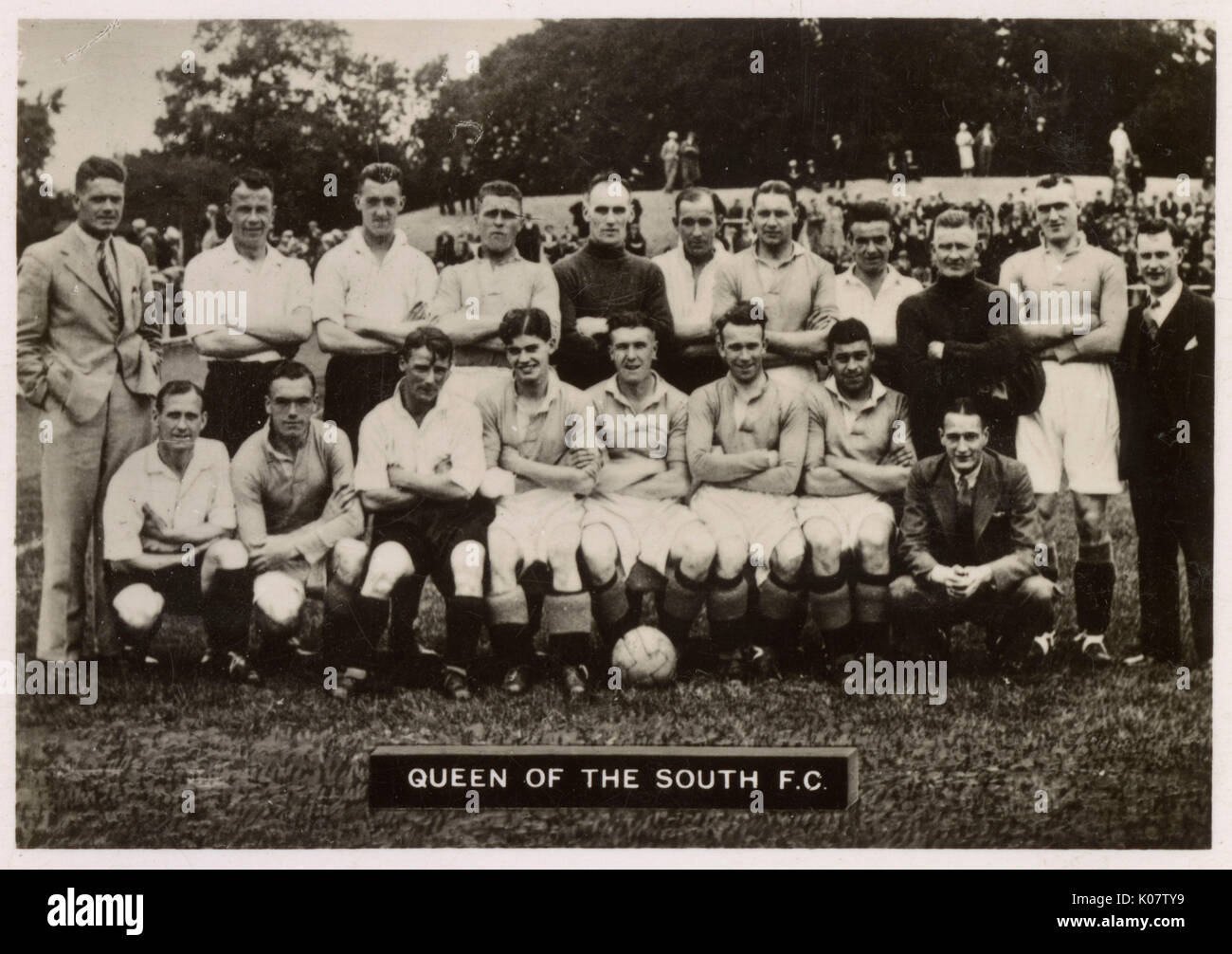 Queen of the South FC football team 1934-1935 Stock Photo - Alamy
