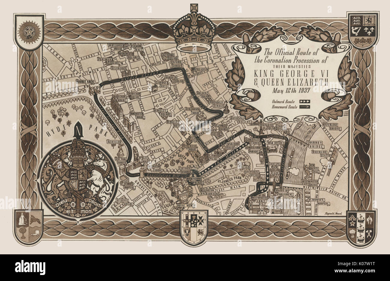 Coronation map hi-res stock photography and images - Alamy