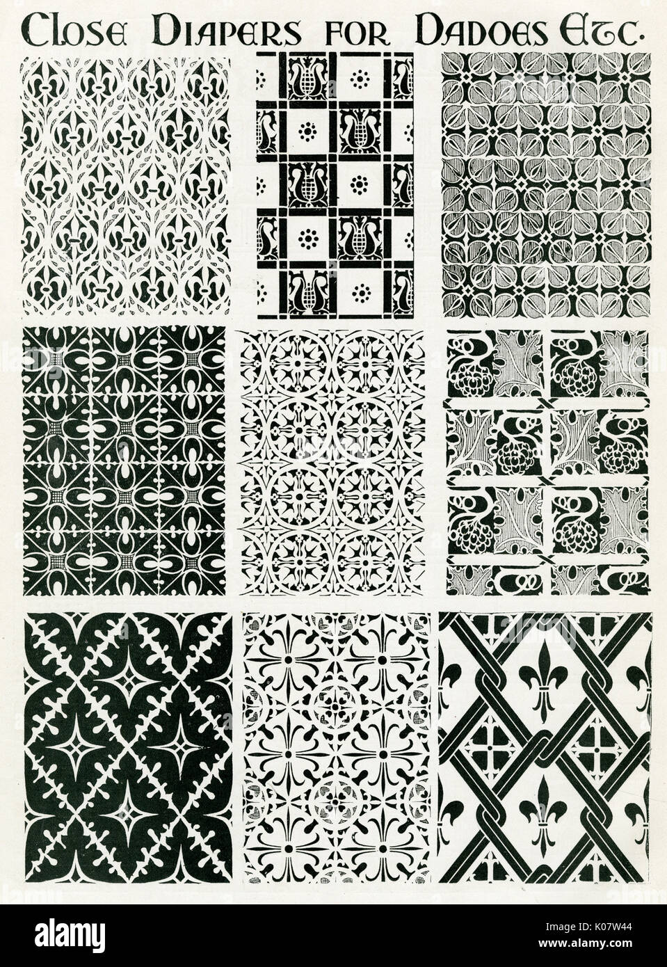 Dado pattern hi-res stock photography and images - Alamy