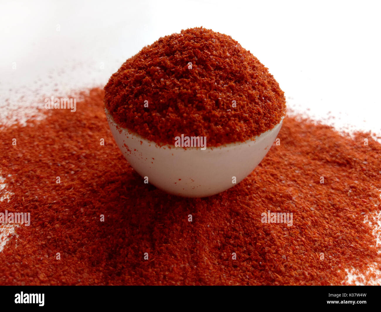 Red Chili Pepper Powder Spice Stock Photo - Alamy