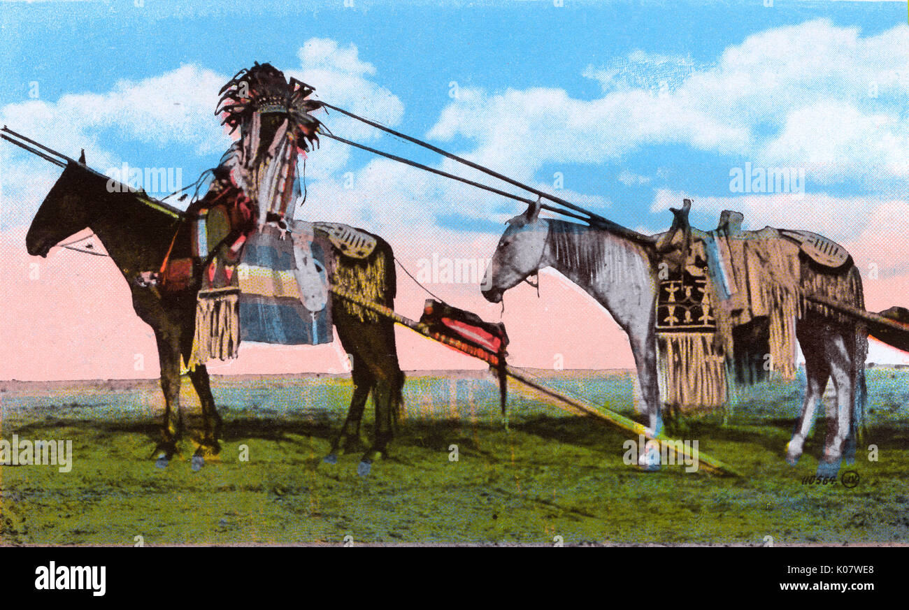 Plains indians horse hi-res stock photography and images - Alamy