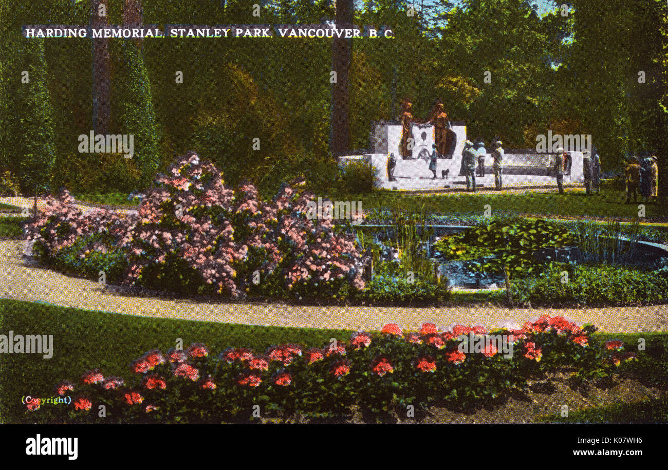 Vancouver, British Columbia, Canada - Harding Memorial Stock Photo - Alamy