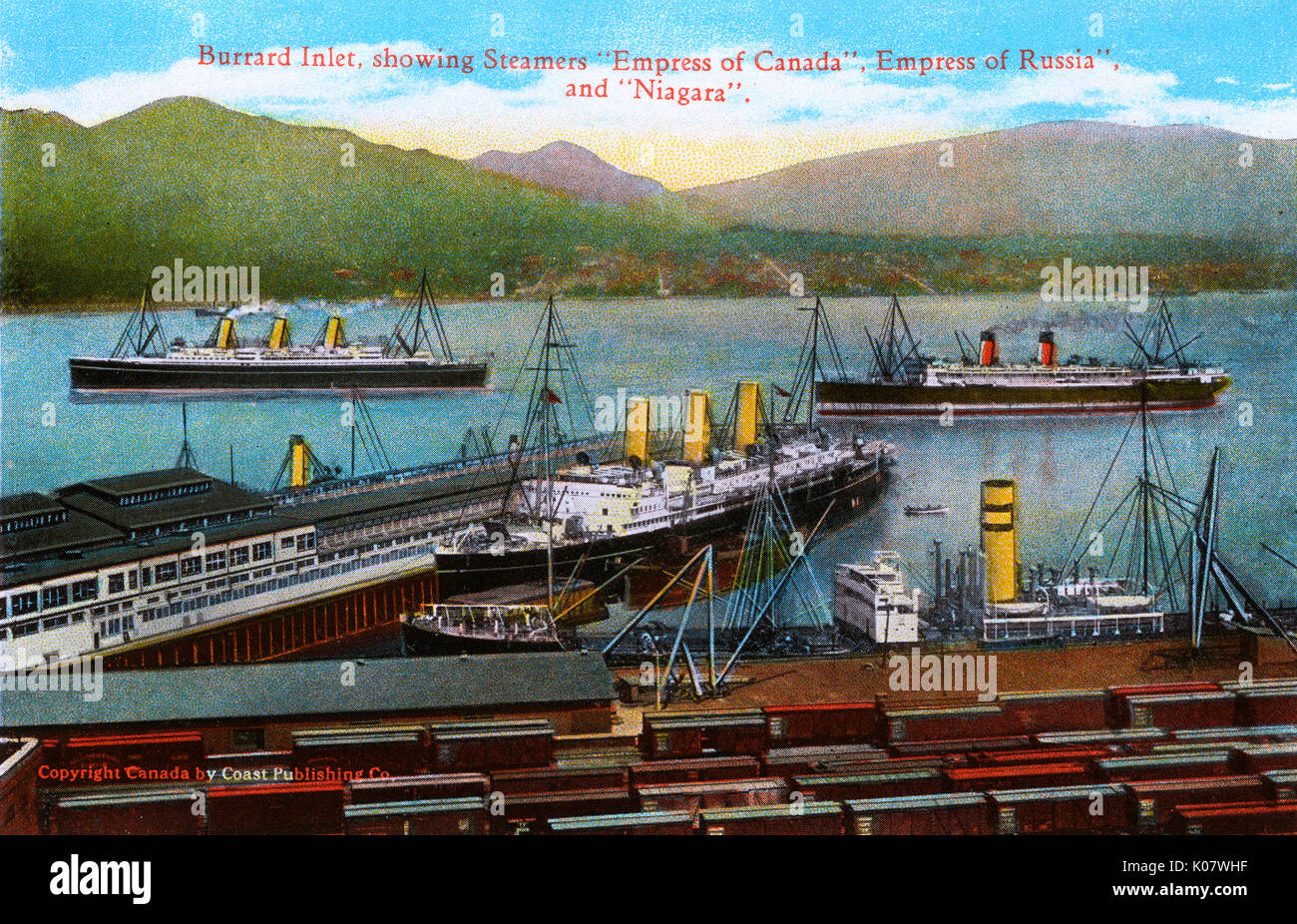 Vancouver, British Columbia, Canada - Burrard Inlet Stock Photo - Alamy