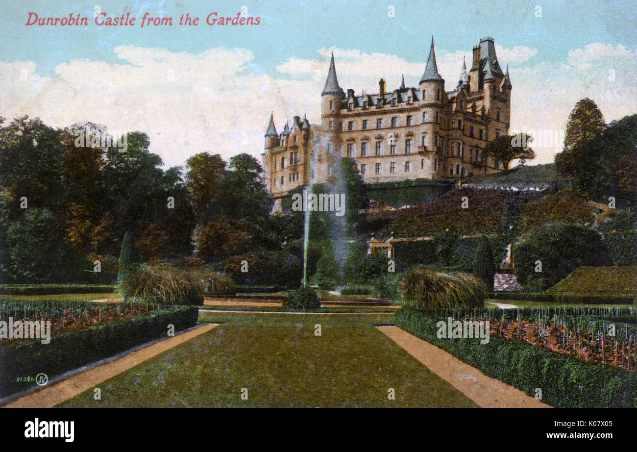 Dunrobin Castle, Sutherland, Scottish Highlands Stock Photo - Alamy