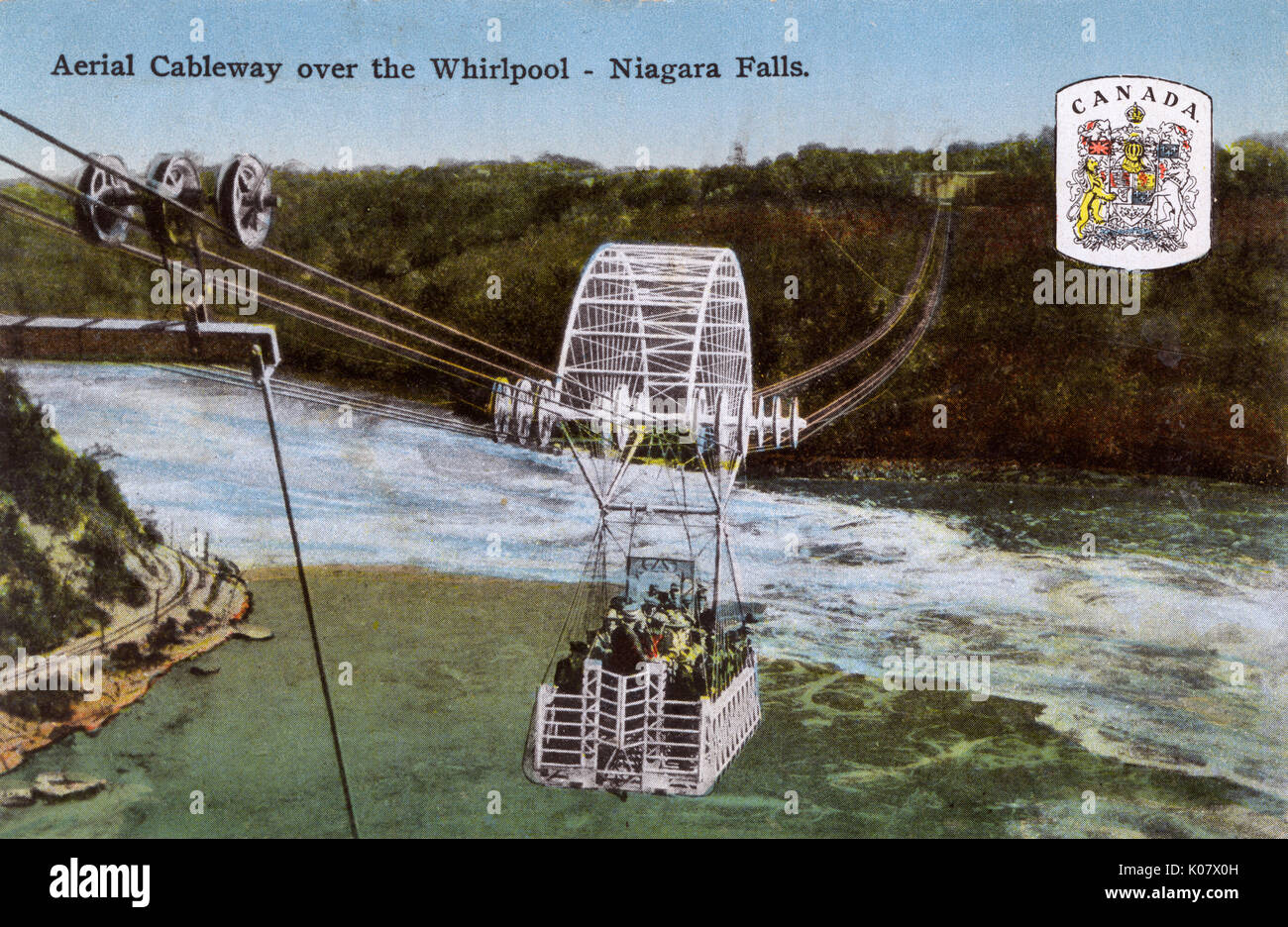 Aerial Cableway over the whirlpool - Niagara Falls Stock Photo - Alamy