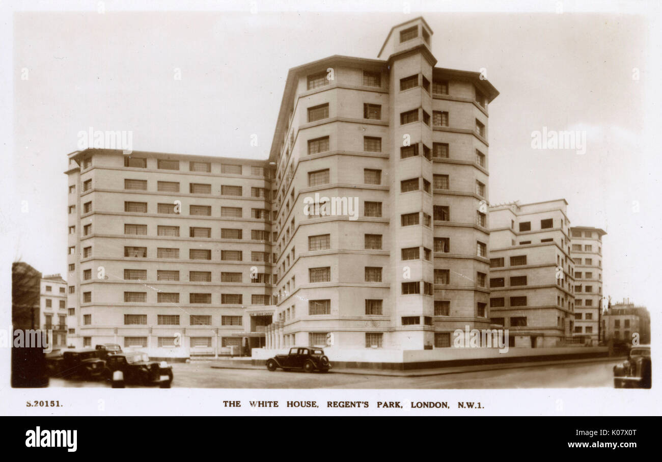 The White House, Regent's Park, London W1 Stock Photo - Alamy