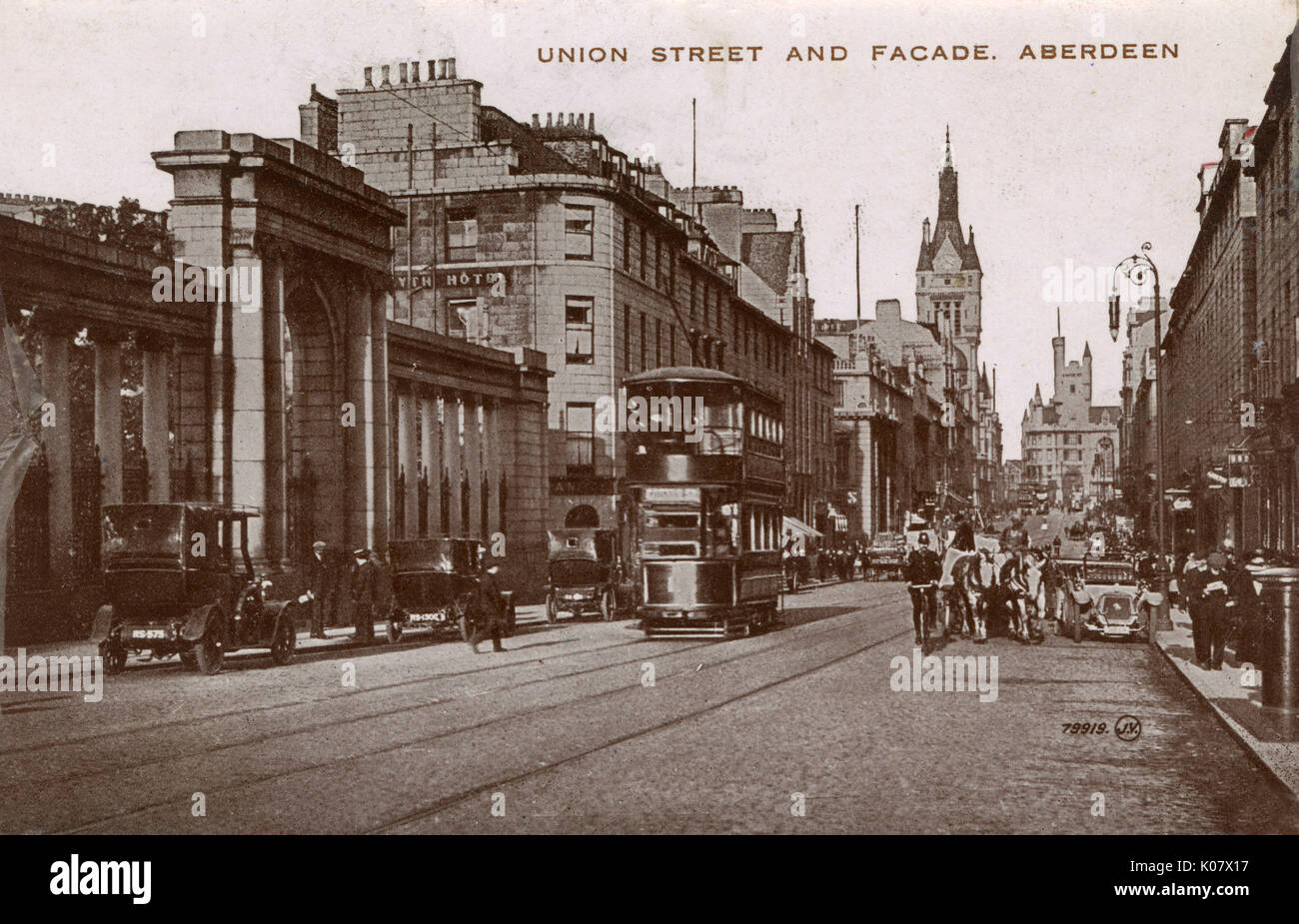Union Street and Facade, Aberdeen, Scotland Stock Photo - Alamy
