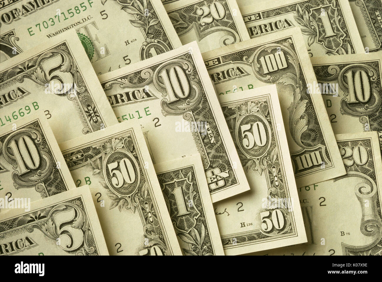American banknotes hi-res stock photography and images - Alamy