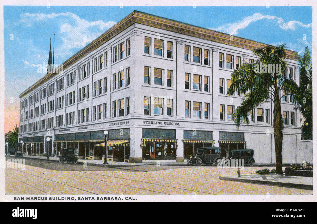 San Marcus Building, Santa Barbara, California, USA Stock Photo - Alamy