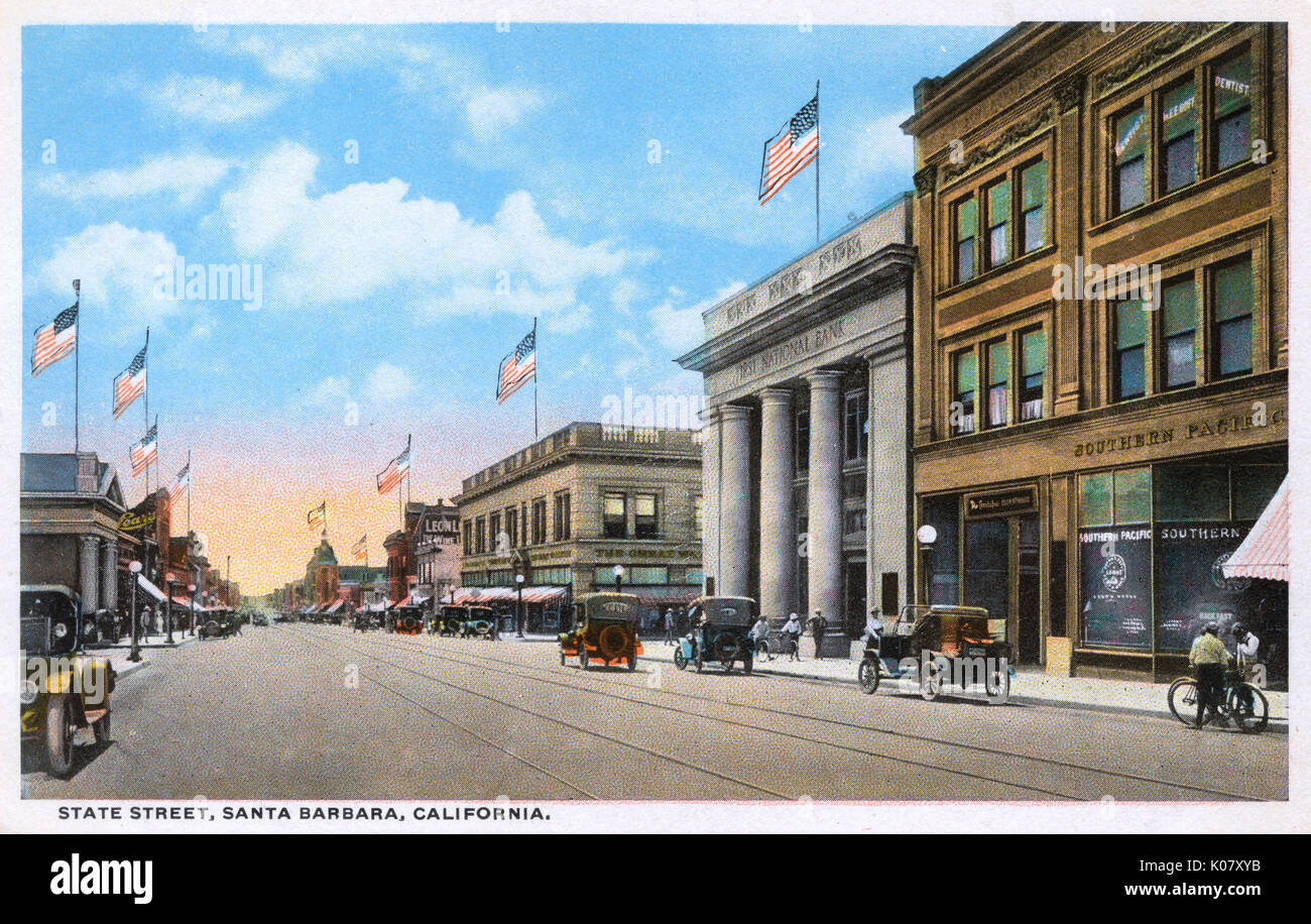 State Street, Santa Barbara, California, USA Stock Photo - Alamy