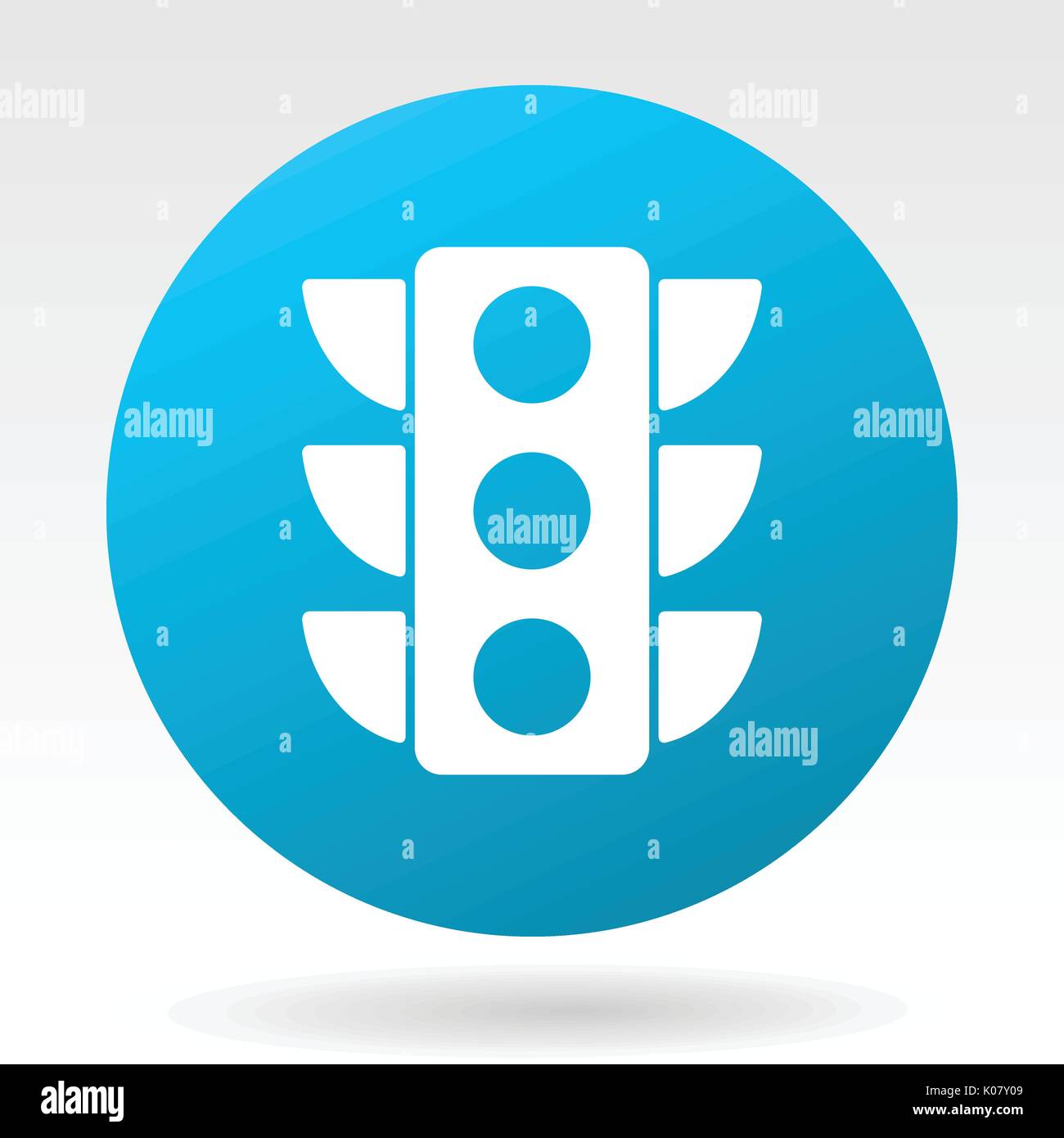 Round street lights Stock Vector Images - Alamy